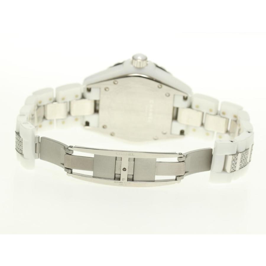 ☆良品【CHANEL】シャネル J12 H1422 ベゼル・ブレスダイヤ 白セラミック 自動巻き メンズ 【21105】 : 534936 ...