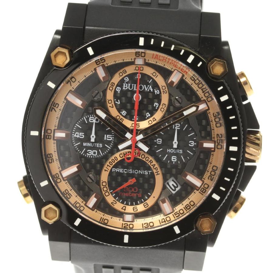 箱保付き【BULOVA】ブローバ プレシジョニスト クロノグラフ 98B181 クォーツ メンズ : CLOSER Yahoo!ショップ ...