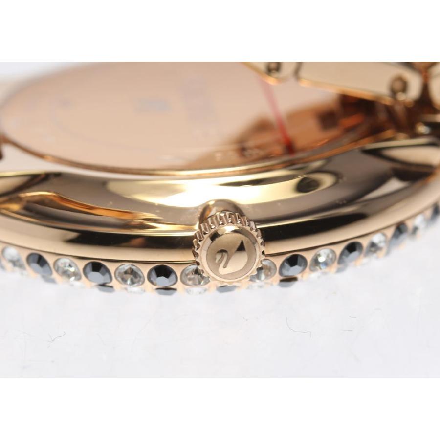 SWAROVSKI 美品☆箱・保【SWAROVSKI】スワロフスキー クリスタル ローズ 5484050 クォーツ レディース ...