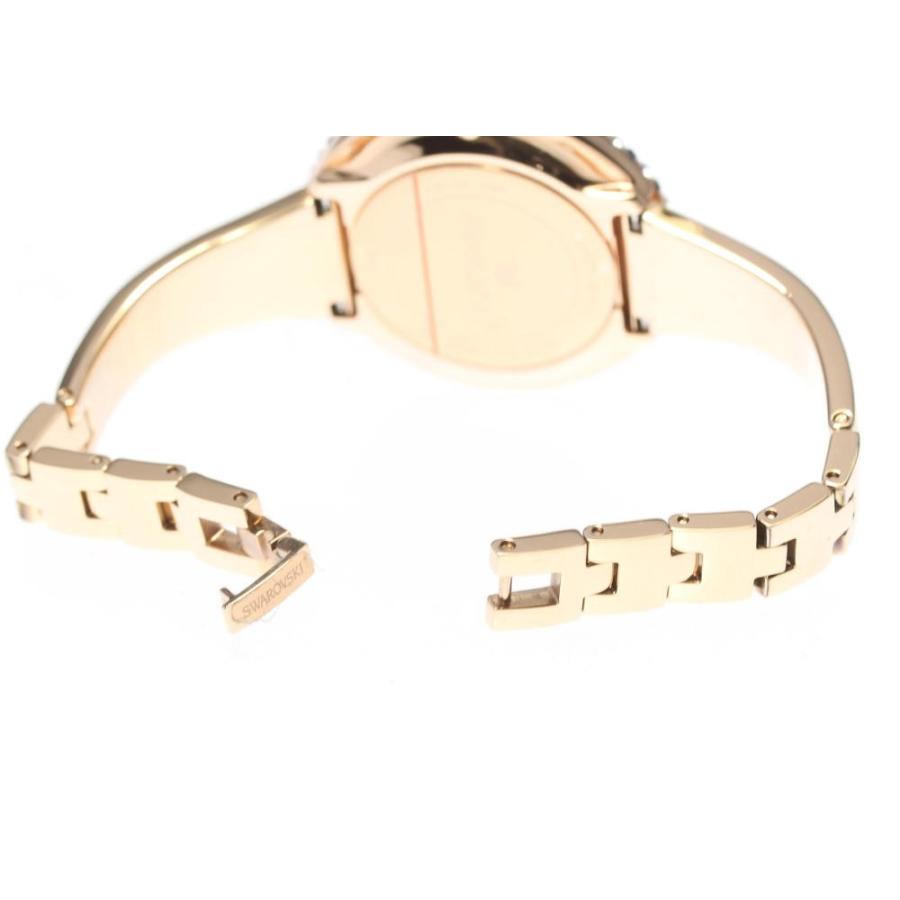 SWAROVSKI 美品☆箱・保【SWAROVSKI】スワロフスキー クリスタル ローズ 5484050 クォーツ レディース ...