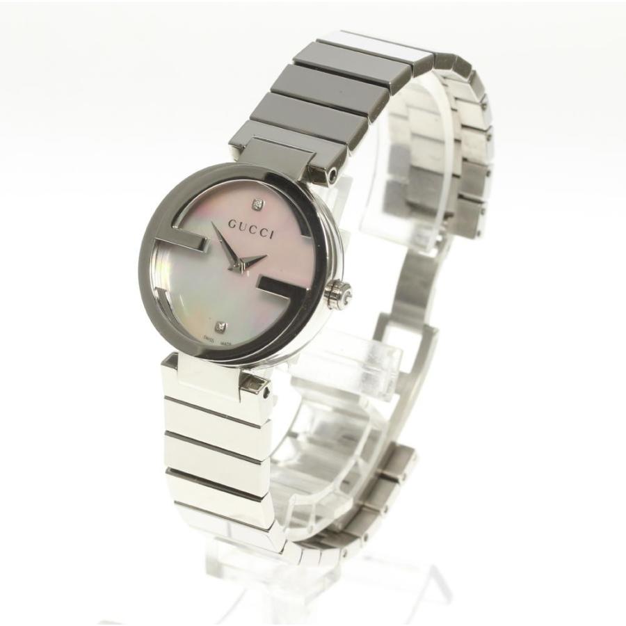 GUCCI（グッチ） ☆良品【GUCCI】グッチ インターロッキング 133.5 YA133505 クォーツ レディース : CLOSER ...