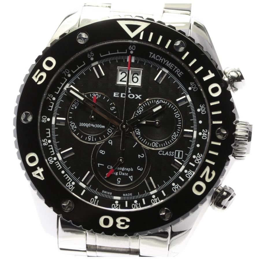 EDOX 【EDOX】エドックス クラスワン ビッグデイト 10006-3N-NIN-B クォーツ メンズ : CLOSER Yahoo!ショップ - 通販 - Yahoo!ショッピング