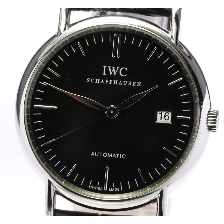IWC SCHAFFHAUSEN（IWCシャフハウゼン） 【IWC】ポートフィノ IW356305 自動巻き 革ベルト メンズ ...