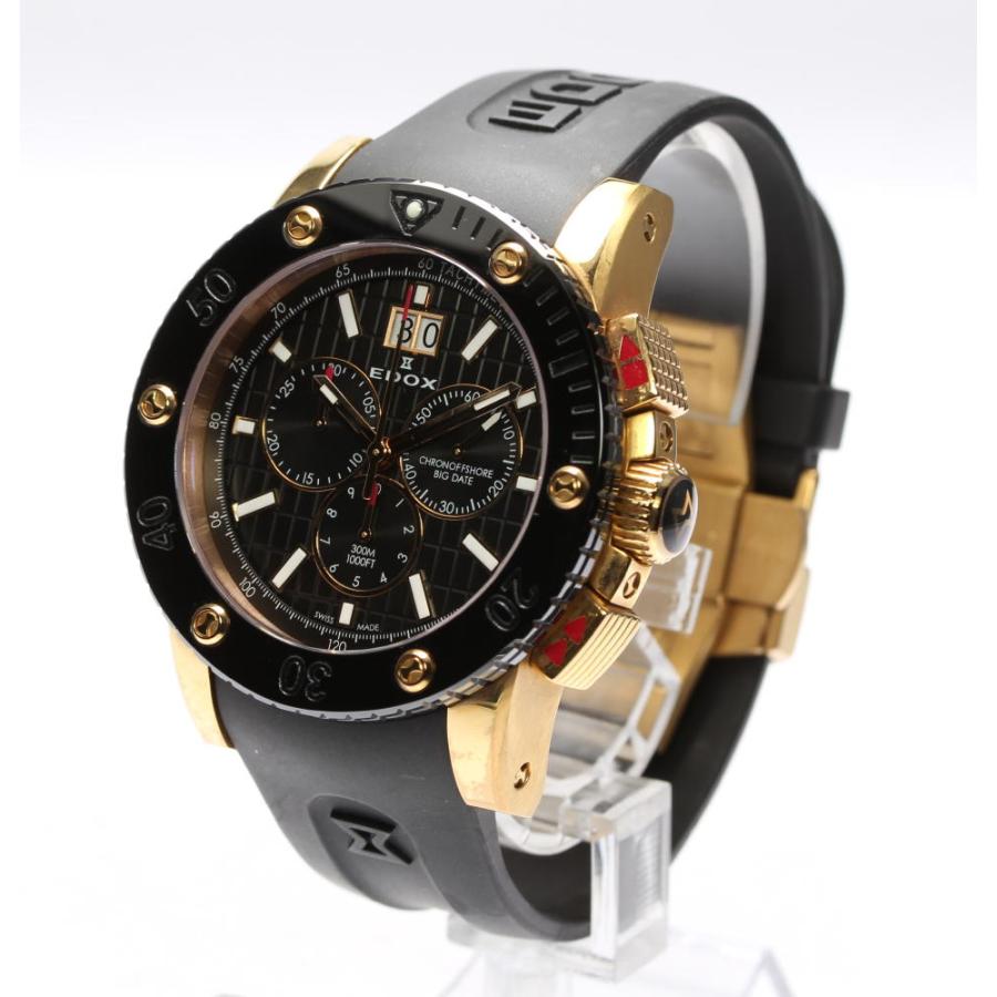 ☆良品【EDOX】エドックス CLASS 1 クロノオフショア ビックデイト 10014 クォーツ メンズ : 557202 : CLOSER Yahoo!ショップ - 通販 - Yahoo ...