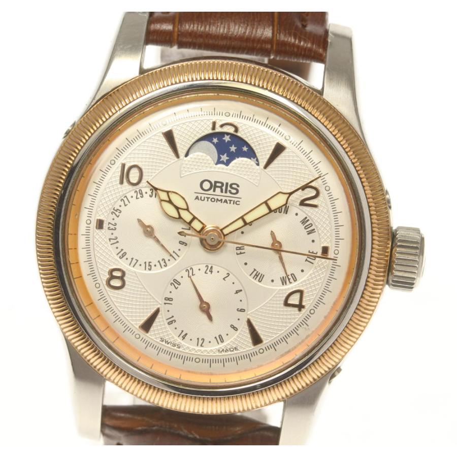 【ORIS】オリス トリプルカレンダー ムーンフェイズ 7566 自動巻き メンズ : 560523 : CLOSER Yahoo!ショップ ...