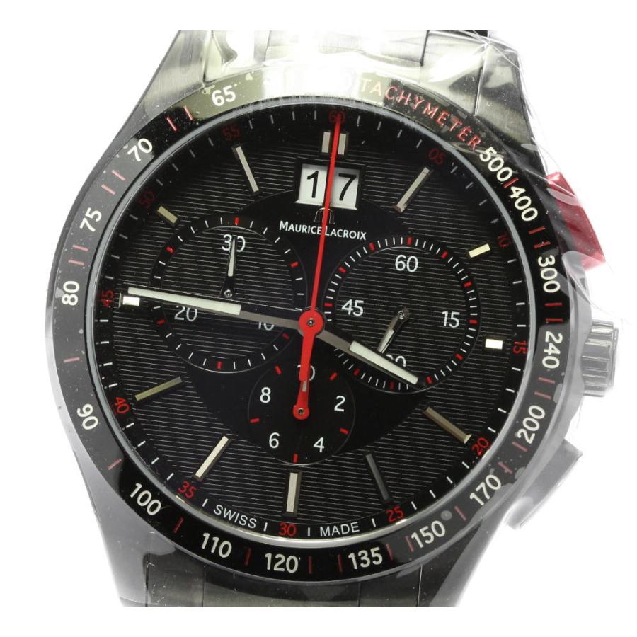 モーリス・ラクロア 極美品★箱【MAURICE LACROIX】モーリスラクロア ミロス クロノグラフ MI-1028 クォーツ メンズ ...