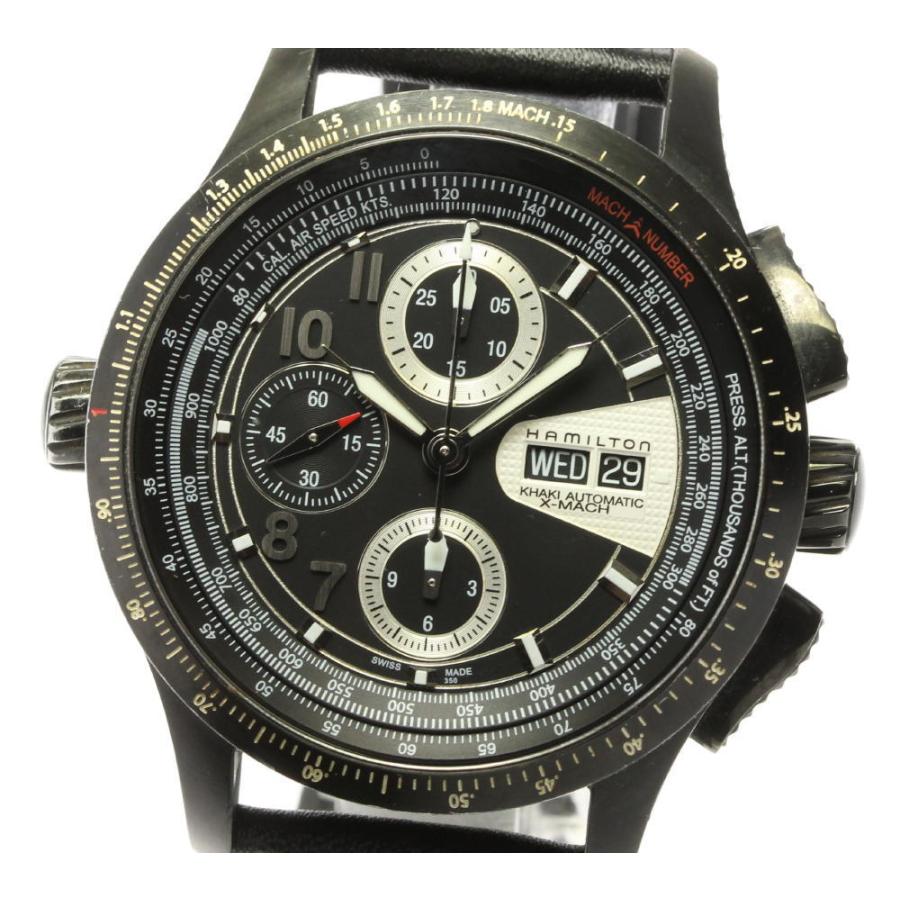 HAMILTON 【HAMILTON】ハミルトン カーキ X-MACH クロノグラフ H766860 自動巻き メンズ : CLOSER ...