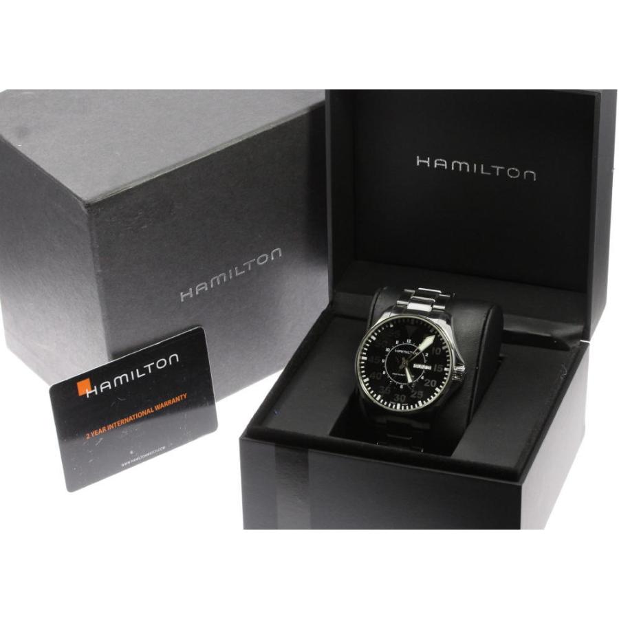 HAMILTON 【HAMILTON】ハミルトン カーキ アビエーション パイロット デイデイト H647150 自動巻き メンズ ...