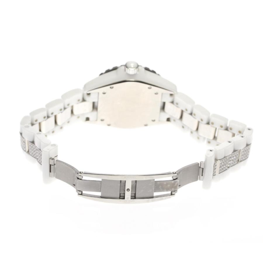 CHANEL 【CHANEL】シャネル J12 H1422 ベゼル・ブレスダイヤ 白セラミック 自動巻き メンズ : CLOSER Yahoo ...