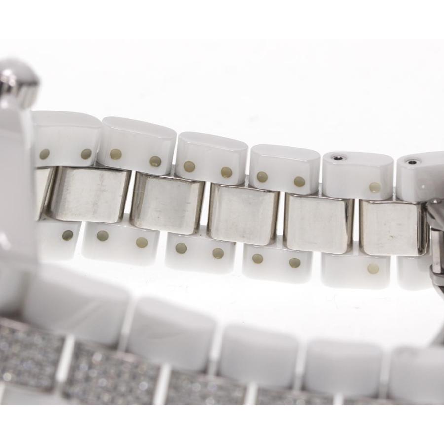 CHANEL 【CHANEL】シャネル J12 H1422 ベゼル・ブレスダイヤ 白セラミック 自動巻き メンズ : CLOSER Yahoo ...