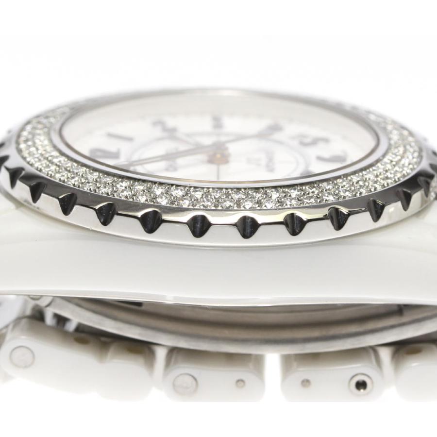 CHANEL 【CHANEL】シャネル J12 H1422 ベゼル・ブレスダイヤ 白セラミック 自動巻き メンズ : CLOSER Yahoo ...