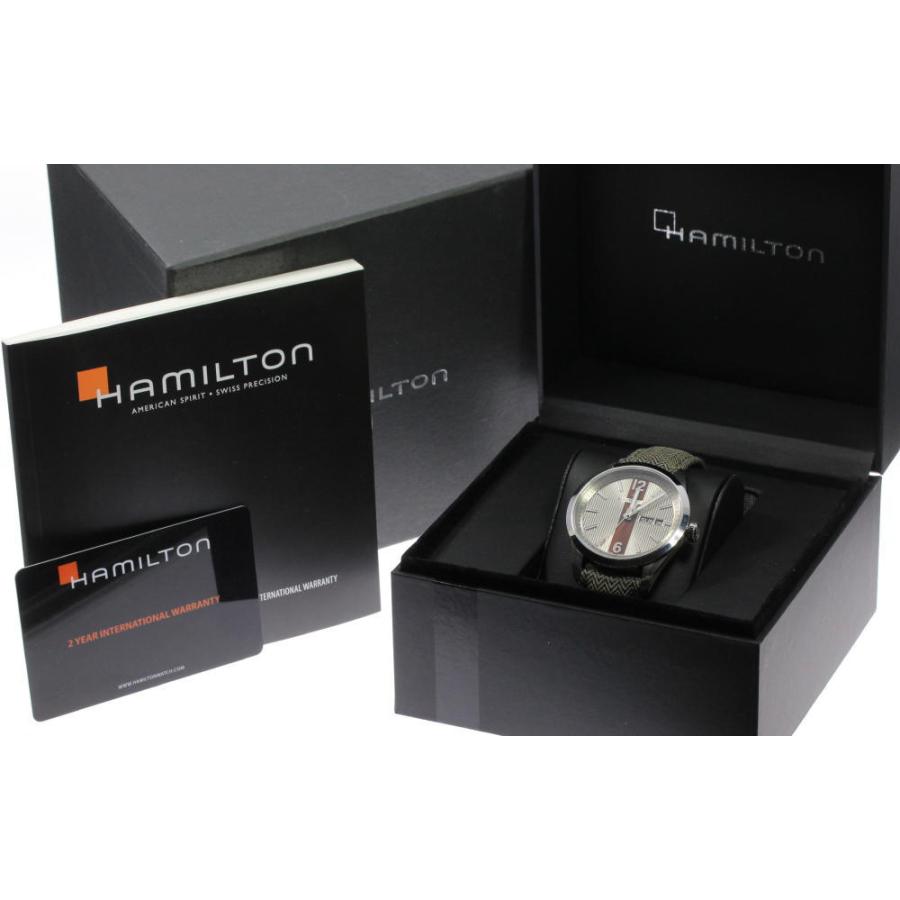 ☆美品・箱保付☆【HAMILTON】ハミルトン ブロードウェイ H433110/H43311985 デイデイト クォーツ メンズ 【21105 ...