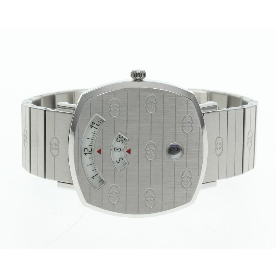 GUCCI ☆美品 箱・保付【GUCCI】グッチ グリップ YA157401 デイト クォーツ ボーイズ : CLOSER Yahoo ...