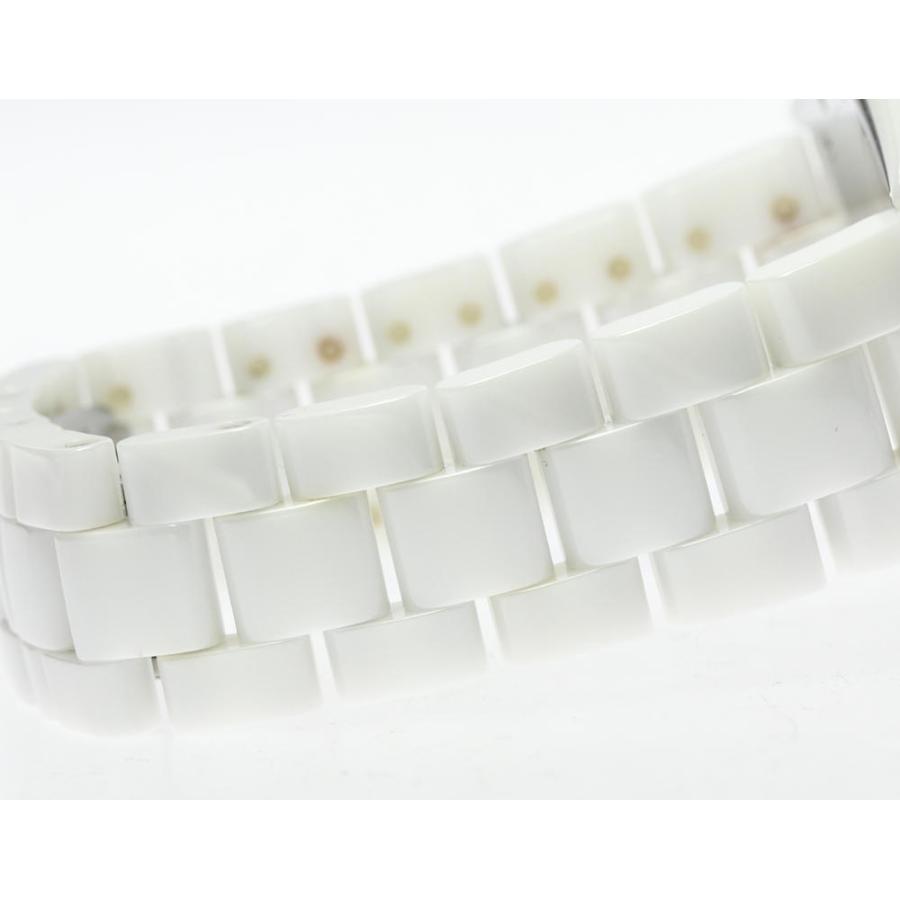 CHANEL ☆美品【CHANEL】シャネル J12 白セラミック ダイヤベゼル 11P H2430 クォーツ メンズ : CLOSER ...