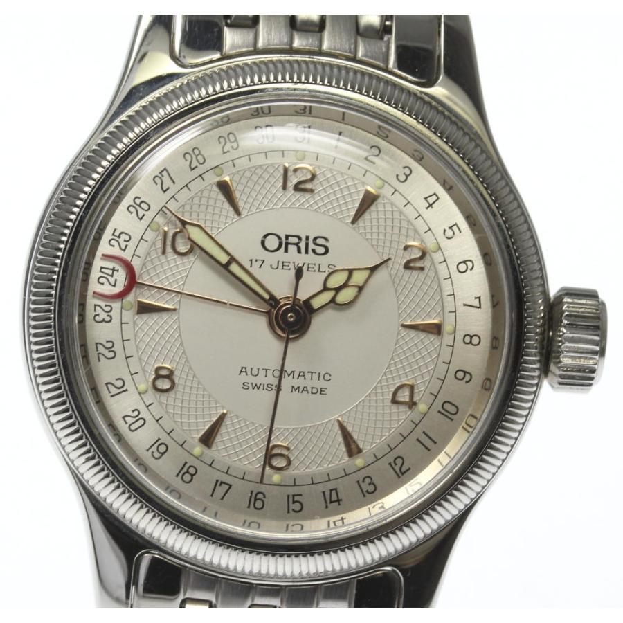 ORIS ☆良品【ORIS】オリス ポインターデイト 7400C 裏スケ 自動巻き メンズ : CLOSER Yahoo!ショップ - 通販 - Yahoo!ショッピング