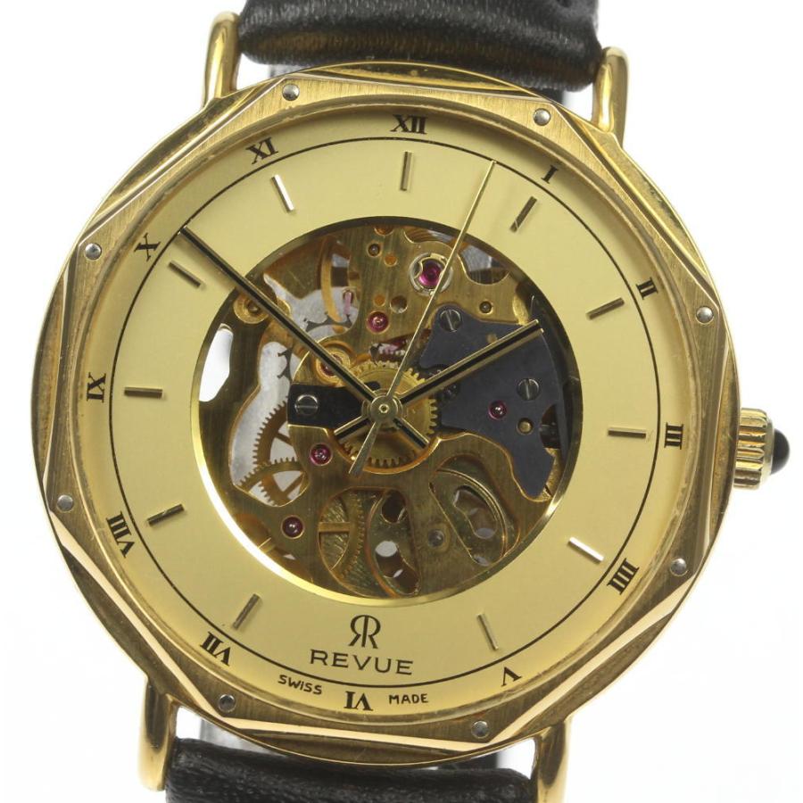 REVUE THOMMEN ☆良品【REVUE THOMMEN】レビュートーメン スケルトン Cal.T44 手巻き メンズ : CLOSER Yahoo!ショップ - 通販 - Yahoo ...