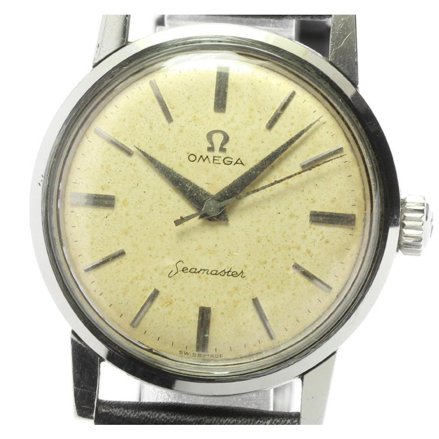 OMEGA（オメガ） 【OMEGA】オメガ シーマスター cal.520 アンティーク 革ベルト 手巻き メンズ : CLOSER Yahoo ...