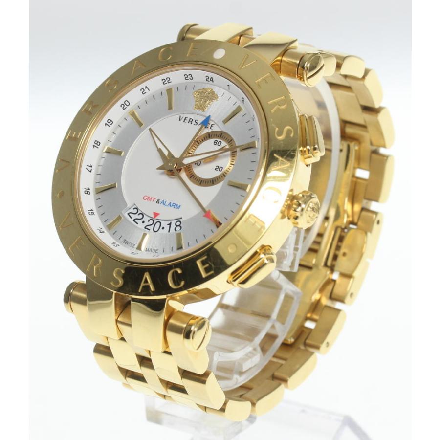 VERSACE（ヴェルサーチェ） 箱付【VERSACE】ヴェルサーチ Vレース GMT アラーム 29G クォーツ メンズ : CLOSER Yahoo!ショップ - 通販 - Yahoo ...