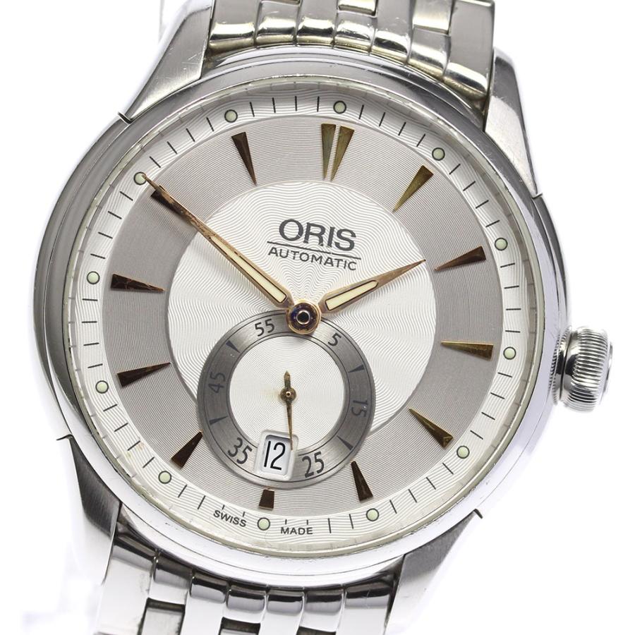 ORIS（オリス） 保証書付【ORIS】オリス アートリエ デイト スモールセコンド 7582 自動巻き メンズ : CLOSER Yahoo!ショップ - 通販 - Yahoo!ショッピング