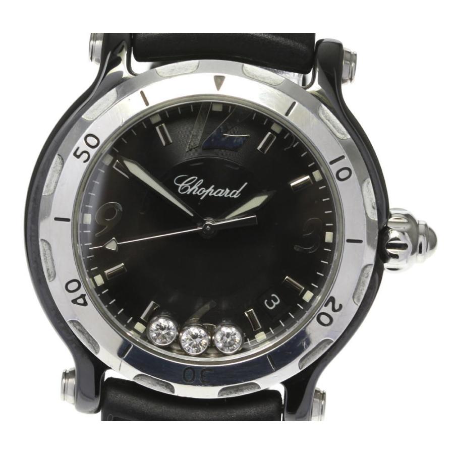 Chopard 【Chopard】ショパール ハッピースポーツ ハッピーセラミック 28/8507 3Pダイヤ 3000本限定 クォーツ メンズ : CLOSER Yahoo!ショップ ...