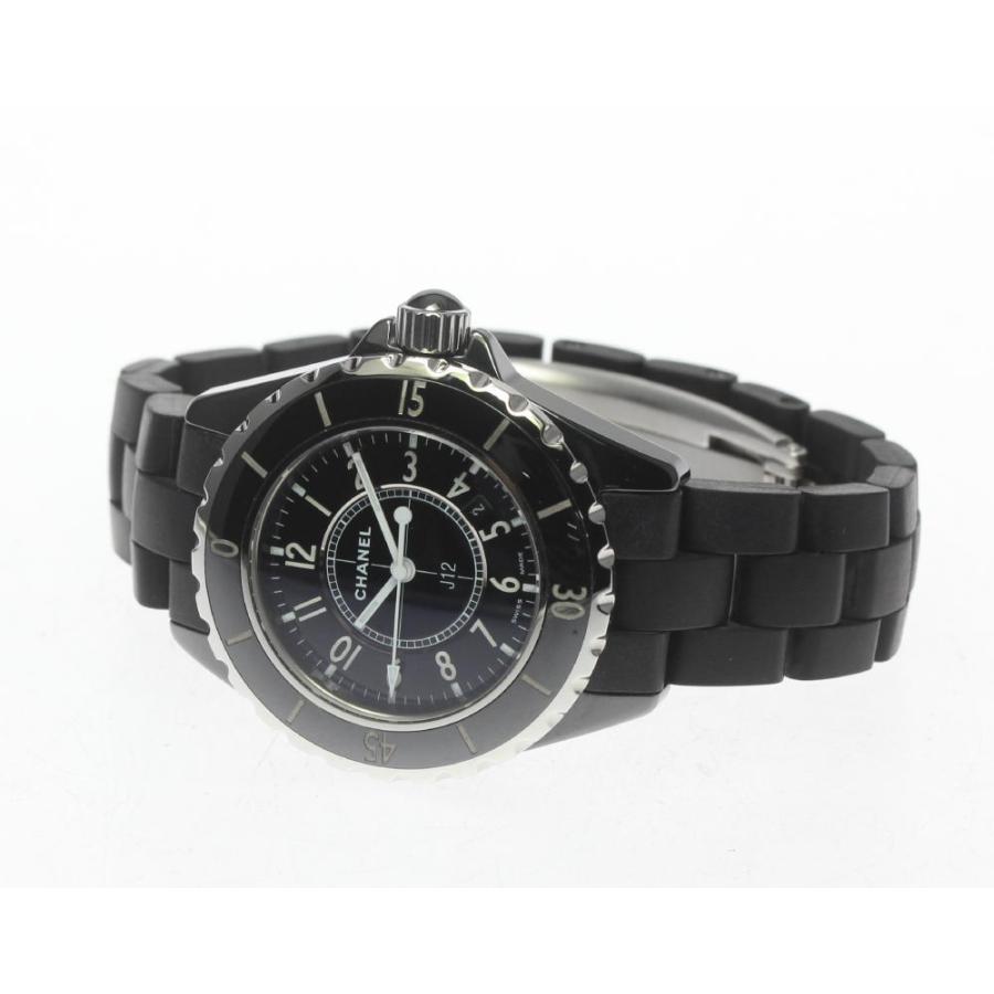 CHANEL ☆良品【CHANEL】シャネル J12 H0681 黒セラミック デイト クォーツ レディース : CLOSER Yahoo!ショップ - 通販 - Yahoo!ショッピング