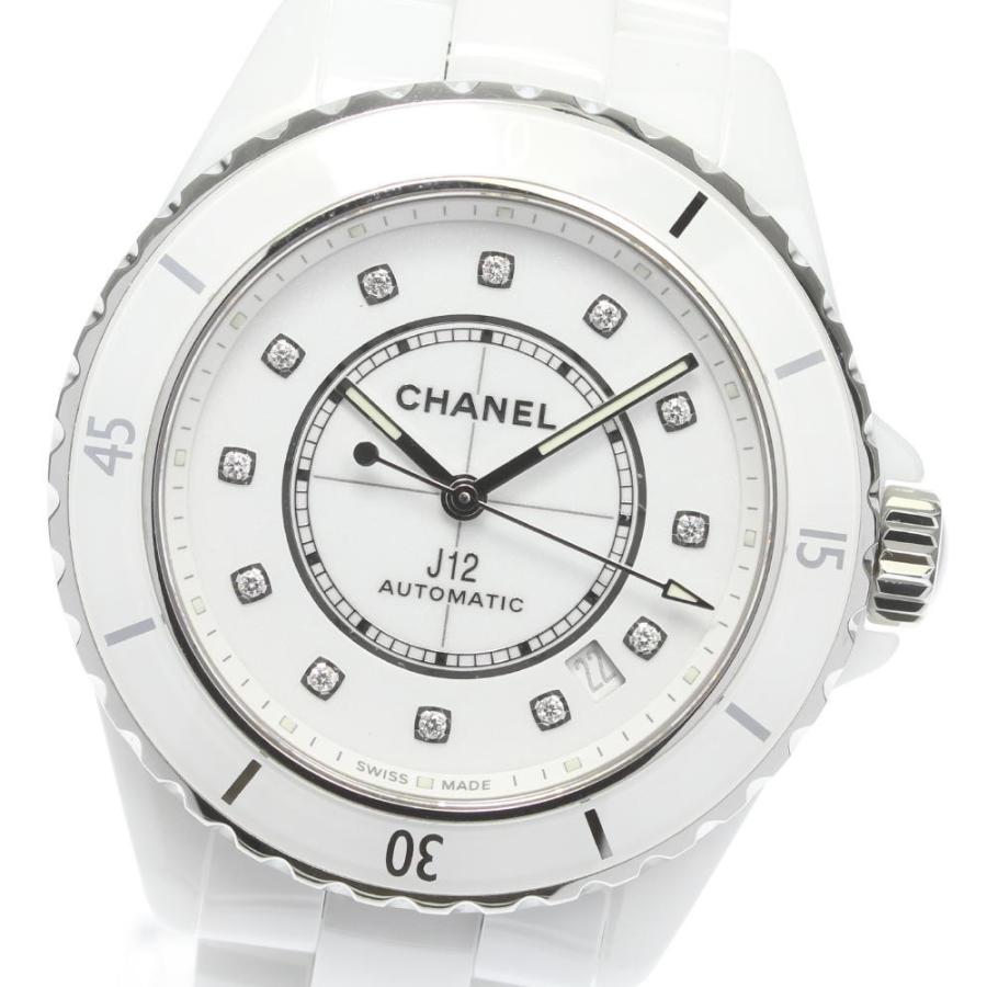 ☆美品【CHANEL】シャネル J12 白セラミック 12Pダイヤモンド H5705 自動巻き メンズ :611653:CLOSER ...