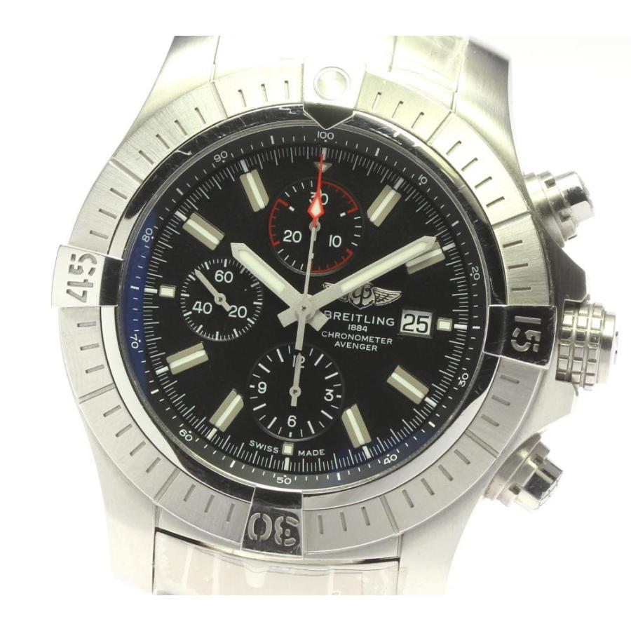 保証書付き【BREITLING】ブライトリング スーパーアベンジャー クロノグラフ A13375 自動巻き メンズ : 617014 ...