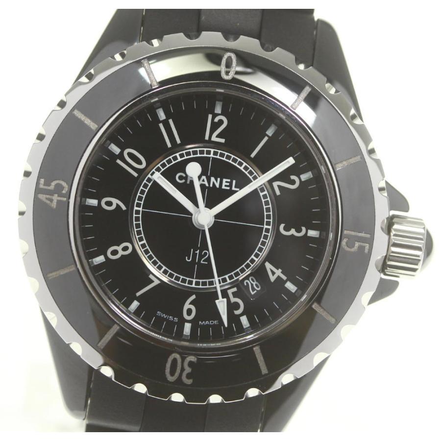 CHANEL ☆良品【CHANEL】シャネル J12 H0681 黒セラミック デイト クォーツ レディース : CLOSER Yahoo!ショップ - 通販 - Yahoo!ショッピング