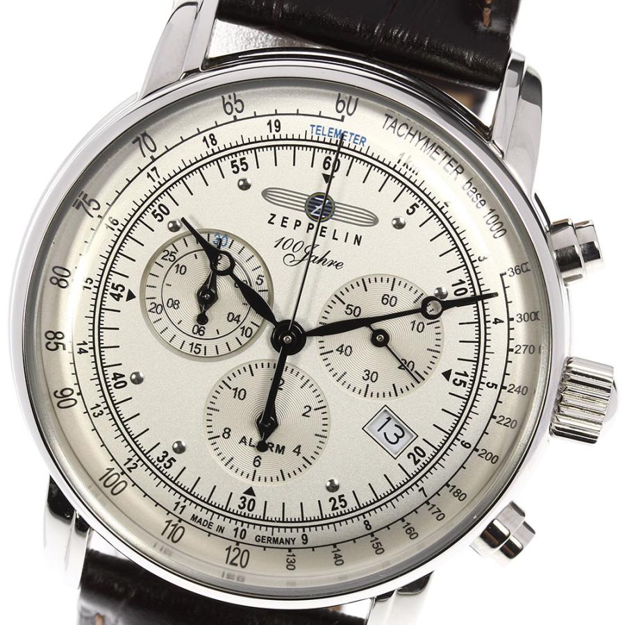 ☆良品【ZEPPELIN】ツェッペリン 100周年記念モデル クロノグラフ デイト 7680-1 クォーツ メンズ : 633360 : CLOSER Yahoo!ショップ - 通販 ...