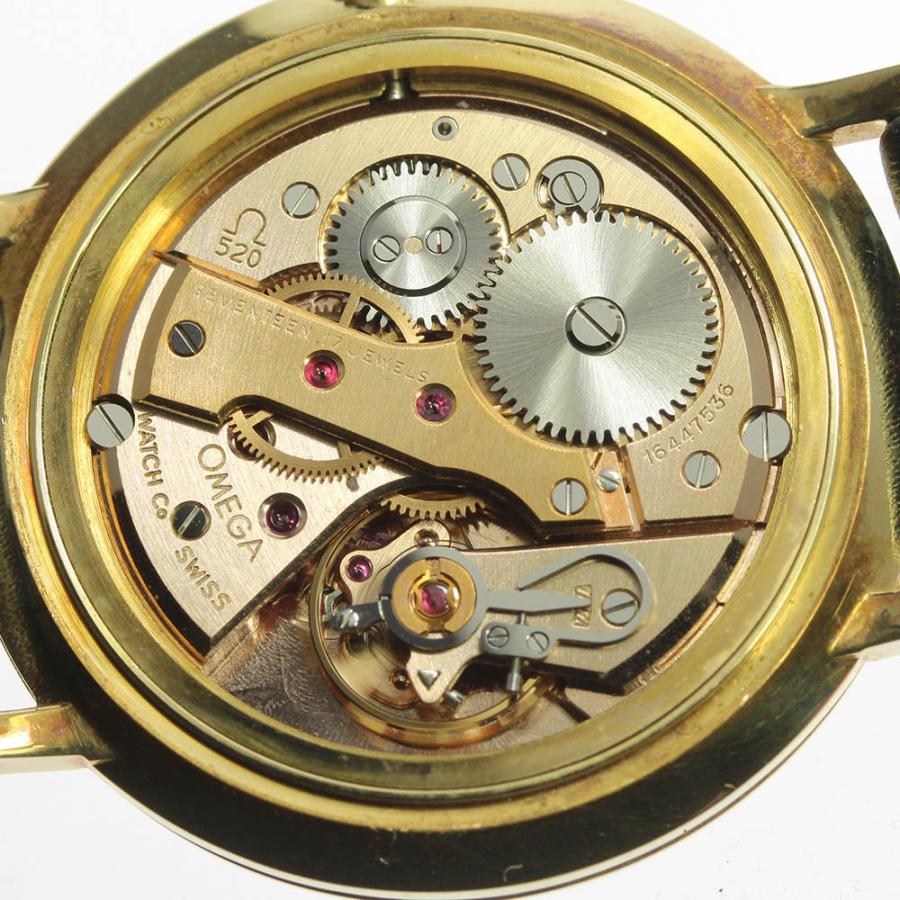 OMEGA ★内箱・保証書付き【OMEGA】オメガ アンティーク K18YG Cal.520 手巻き メンズ : CLOSER Yahoo ...