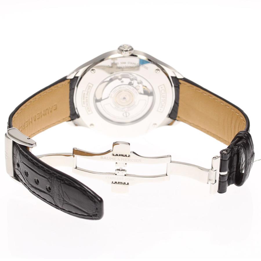 BAUME&MERCIER ☆美品【Baume & Mercier】ボーム＆メルシェ クリフトン デュアルタイム デイト M0A10112 ...