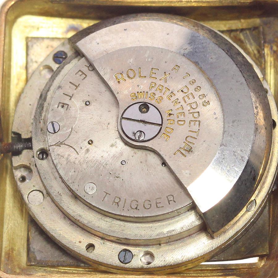 ☆訳あり 【ROLEX】ロレックス ペーパチュアル K18YG スクエア 4643 自動巻き メンズ_648999【ev10】 :648999 ...