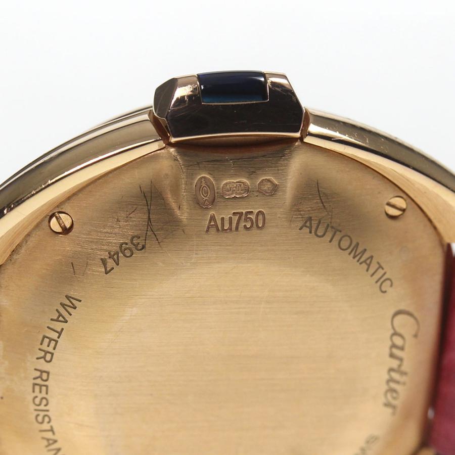 カルティエ CARTIER WJCL0031 クレ ドゥ カルティエ K18PG デイト 10P 自動巻き レディース 保証書付き ...