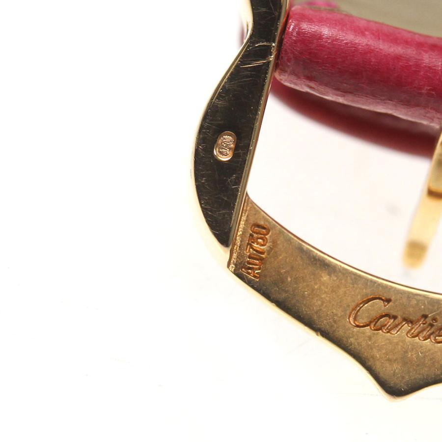 カルティエ CARTIER WJCL0031 クレ ドゥ カルティエ K18PG デイト 10P 自動巻き レディース 保証書付き ...