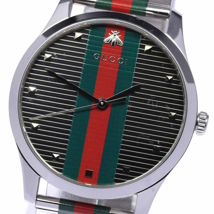 GUCCI（グッチ） ★箱・保証書付き【GUCCI】グッチ Gタイムレス 126.2/YA126284 クォーツ メンズ : CLOSER ...