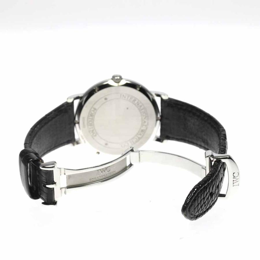IWC SCHAFFHAUSEN ☆良品★保証書付き【IWC SCHAFFHAUSEN】IWC ポートフィノ IW356305 自動巻き ...