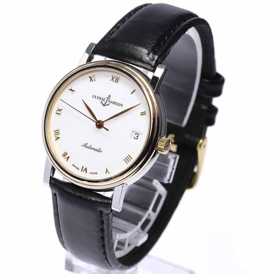 ULYSSE NARDIN ☆良品★保証書付き【Ulysse Nardin】ユリス・ナルダン サンシアー デイト 135-22 自動巻き メンズ : CLOSER Yahoo!ショップ ...