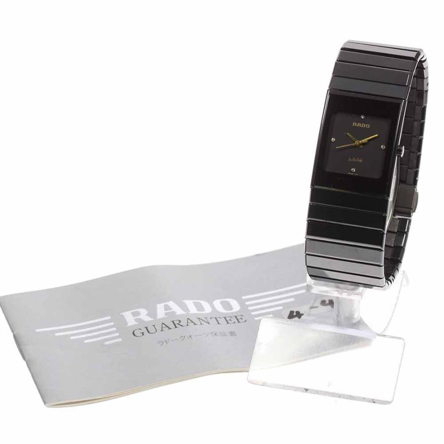 RADO ★保証書付き【RADO】ラドー ジュビリー 4Pダイヤ 205.0295.3 クォーツ メンズ : CLOSER Yahoo!ショップ - 通販 - Yahoo!ショッピング