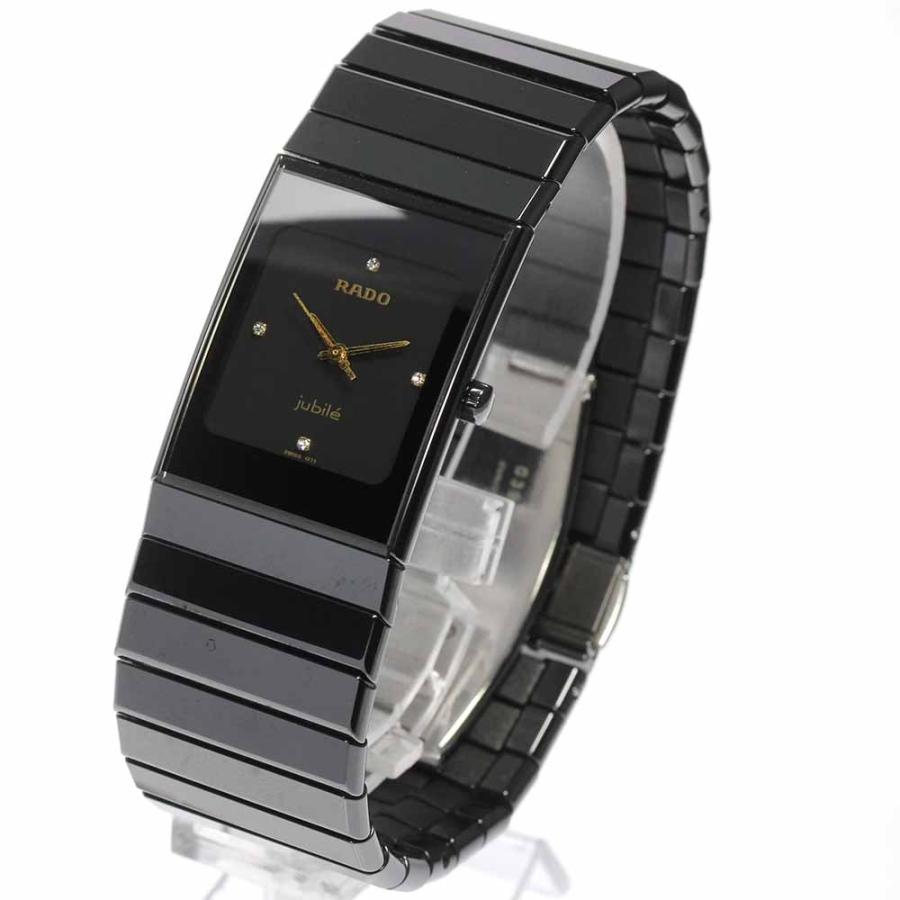 RADO ★保証書付き【RADO】ラドー ジュビリー 4Pダイヤ 205.0295.3 クォーツ メンズ : CLOSER Yahoo!ショップ - 通販 - Yahoo!ショッピング