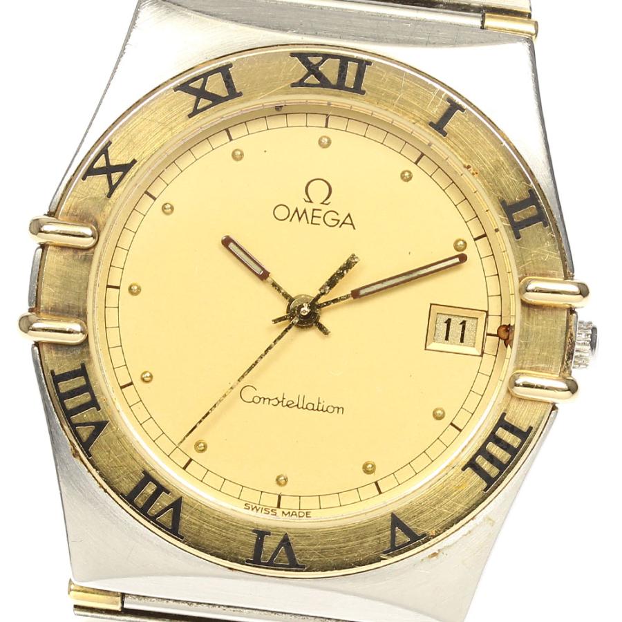 OMEGA 【OMEGA】オメガ コンステレーション ハーフバー デイト クォーツ メンズ_661241 : CLOSER Yahoo ...