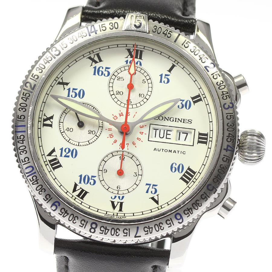 LONGINES（ロンジン） 【LONGINES】ロンジン リンドバーグ クロノグラフ デイデイト L2.618.4 自動巻き メンズ_662064 : CLOSER Yahoo!ショップ ...