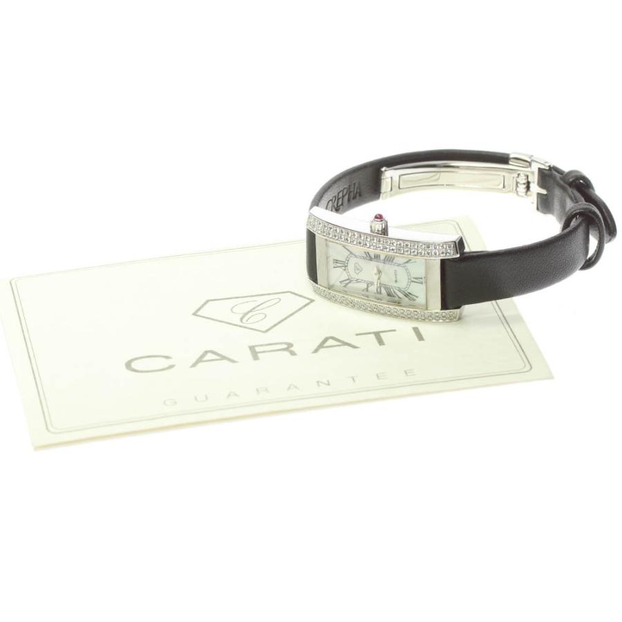 ☆良品★保証書付き【CARATI】カラチ K18WG 65540-WBYY（W)BE009 クォーツ レディース : CLOSER Yahoo!ショップ - 通販 - Yahoo!ショッピング