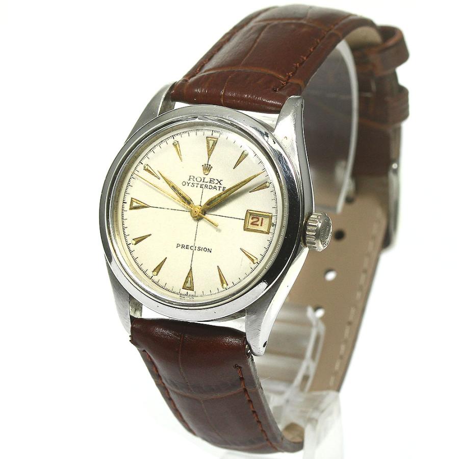 ジャンク ロレックス ROLEX 6294 オイスターデイト プレシジョン cal.740 手巻き メンズ _664479 : 664479 ...