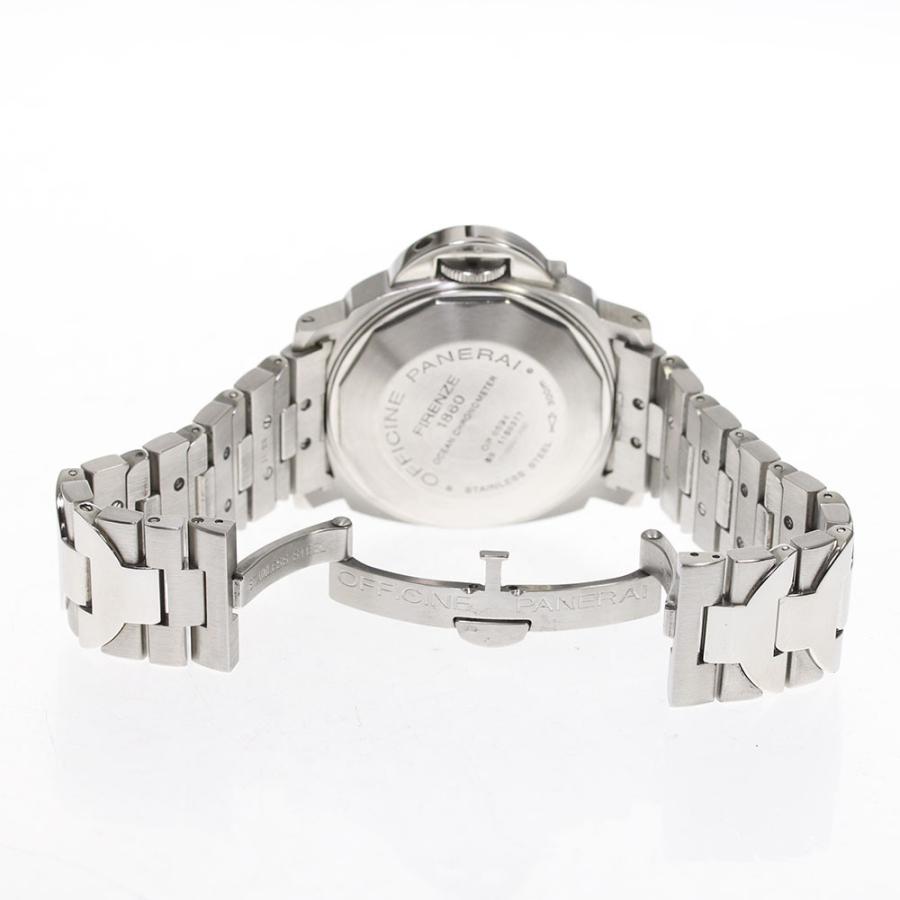 OFFICINE PANERAI ☆良品★保証書付き【PANERAI】パネライ ルミノール GMT PAM00160 自動巻き メンズ ...