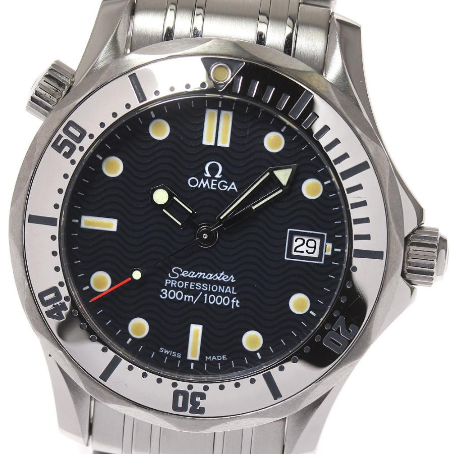 OMEGA ☆良品【OMEGA】オメガ シーマスター300 2562.80 デイト クォーツ ボーイズ : CLOSER Yahoo!ショップ - 通販 - Yahoo!ショッピング