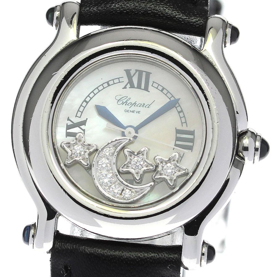 Chopard ショパール 27/8245-23 ハッピースポーツ ムーン&スター クォーツ レディース _676814 : CLOSER Yahoo!ショップ - 通販 - Yahoo!ショッピング