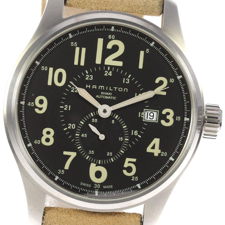 HAMILTON ☆美品★保証書付き【HAMILTON】ハミルトン カーキ フィールド オフィサー H70655733 デイト スモール ...