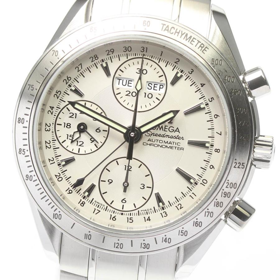 OMEGA ★保証書付き【OMEGA】オメガ スピードマスター 3221.30 クロノグラフ トリプルカレンダー 自動巻き メンズ ...