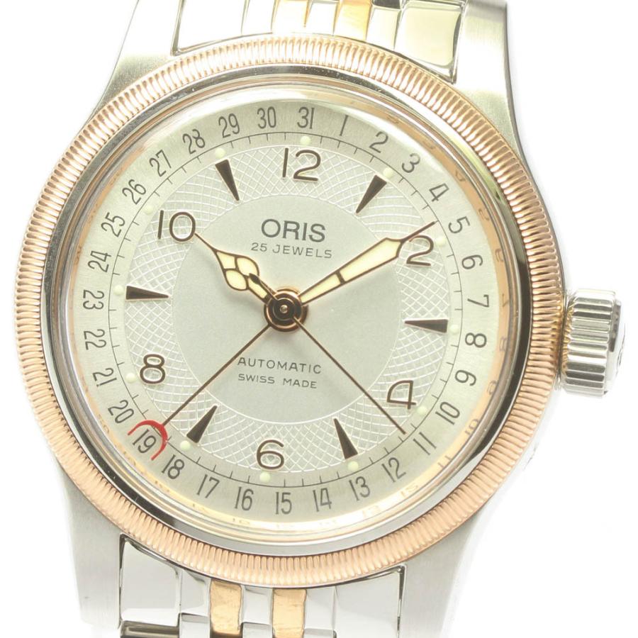 ☆美品★保証書付き【ORIS】オリス ポインターデイト ビッグクラウン 7551 自動巻き メンズ : 679544 : CLOSER ...