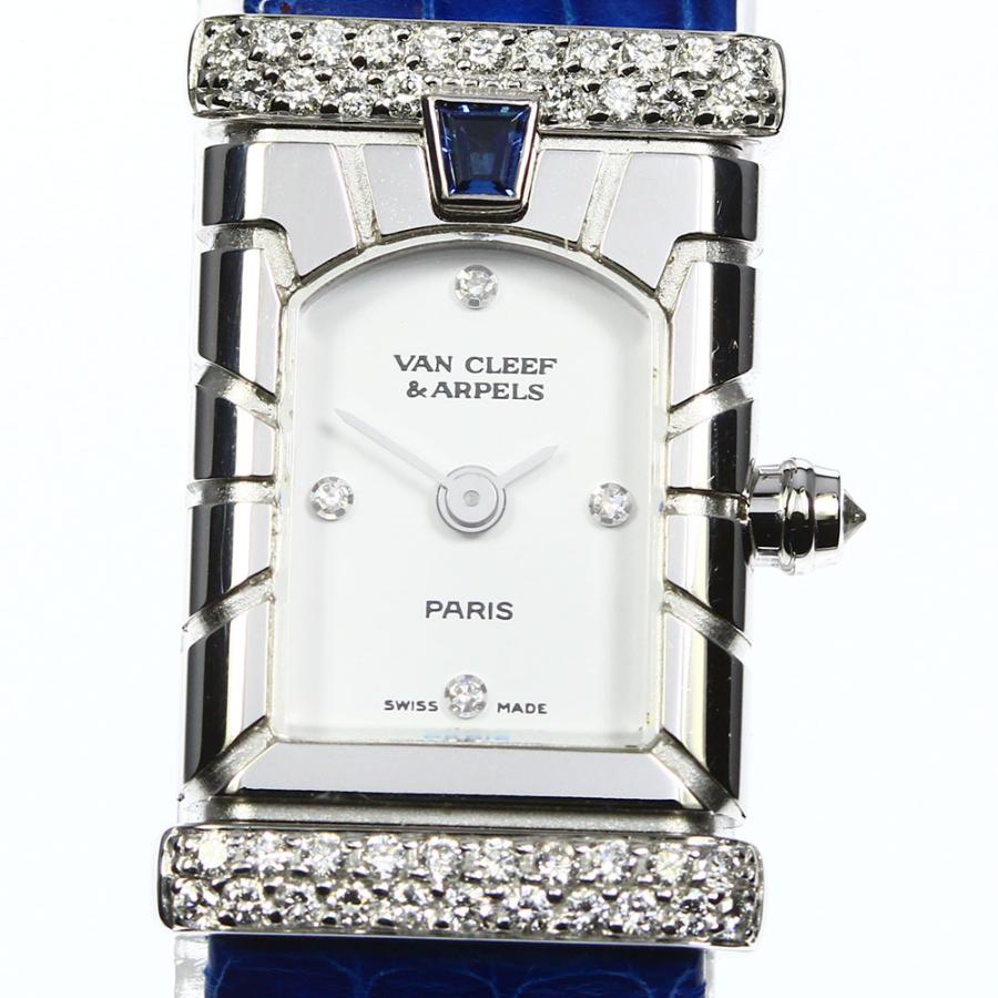 Van Cleef ＆ Arpels 【Van & Arpels】ヴァンクリーフ＆アーペル ファサード ベゼルダイヤ 4P 331963 クォーツ レディース : CLOSER Yahoo ...